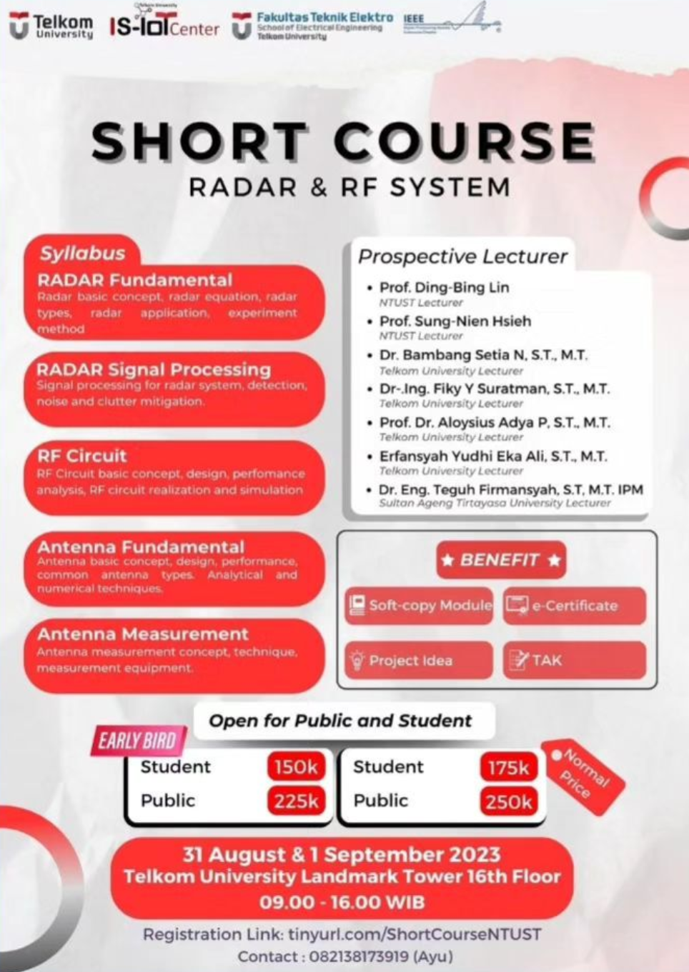 Short Course Radar and RF System - PUI-PT IS-IoT Universitas Telkom